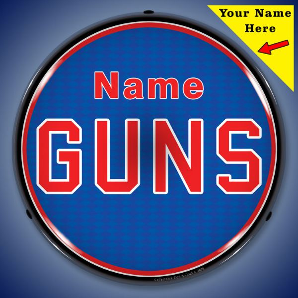 Add Your Name Guns Sign 2 to 4 Weeks for Delivery - Collectable Sign ...