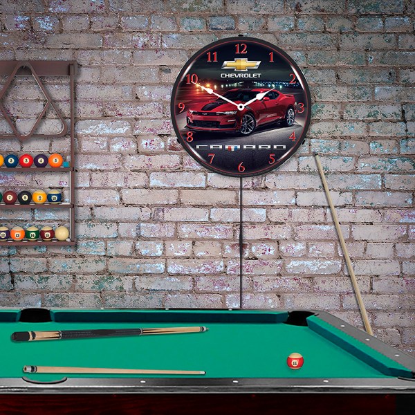 2023 Camaro SS LED Wall Clock Illuminated not Neon - Collectable Sign ...