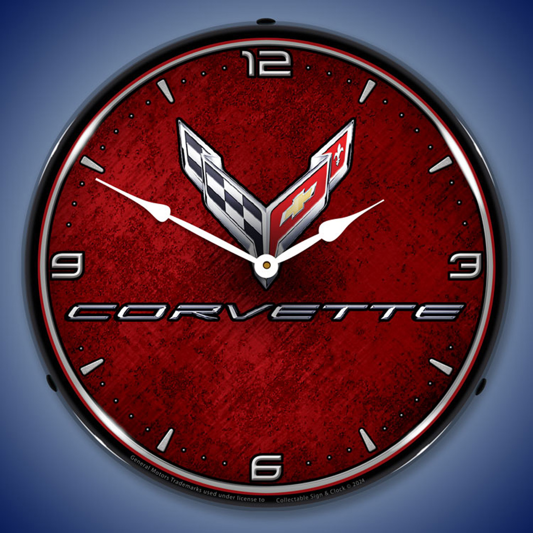 Chevy Wall Clocks | C8 Corvette Clocks (2020 – Present)